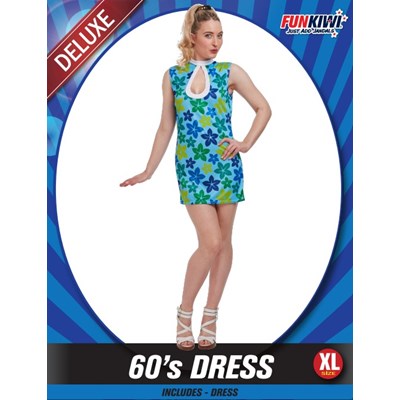 Adults Costume (Deluxe) - 60's Girl XL – Bonanza Variety