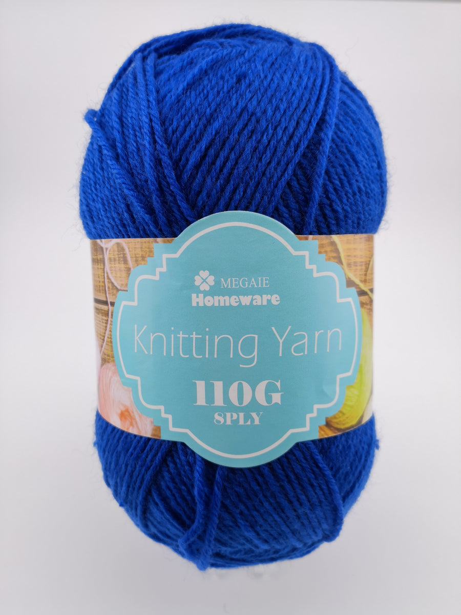 Knitting Yarn (100g) - Royal Blue (#12) – Bonanza Variety