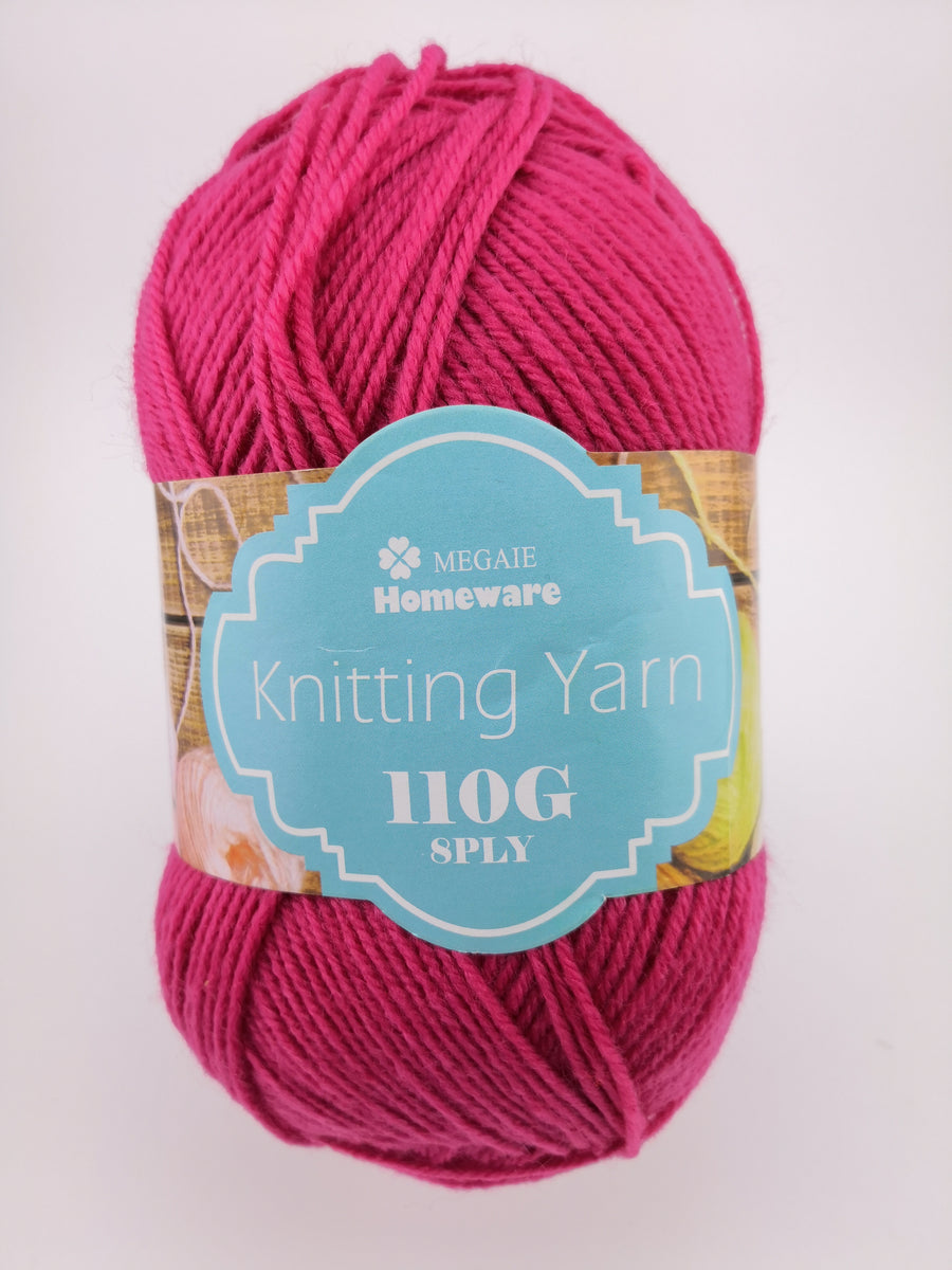 Knitting Yarn (100g) - Plum Red (#20) – Bonanza Variety
